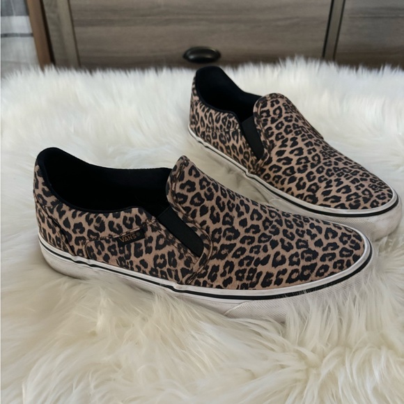 Vans | Shoes | Vans Slip On Canvas Sneakers Leopard Cheetah | Poshmark